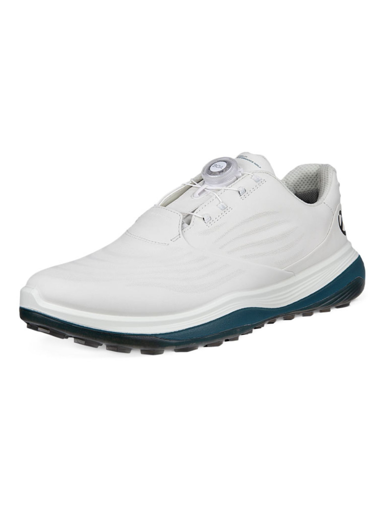 Ecco - Chaussures sans crampons LT1 Boa White petrol